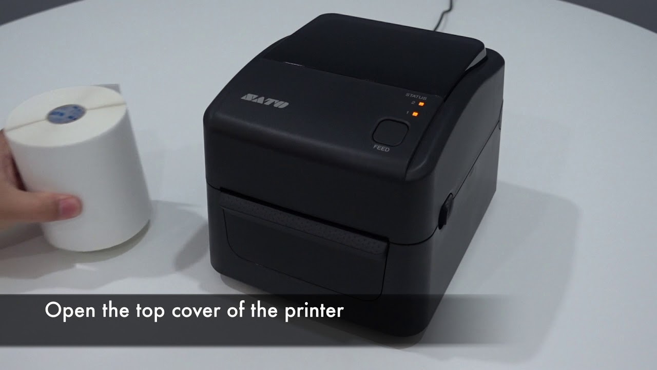 WS4 Printer (DT Model) - Media Loading