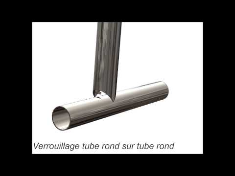 15 - Verrouillage tube rond sur tube rond