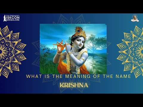 Meaning of the name Krishna