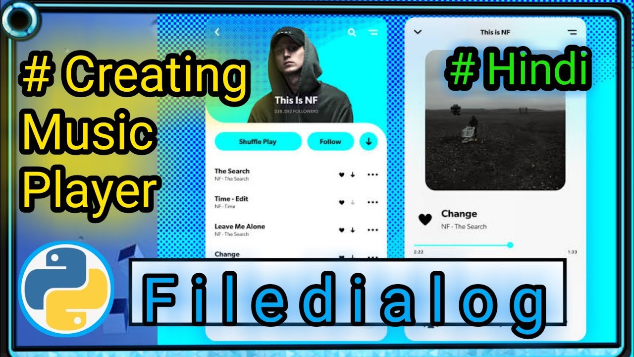 Filedialog l Python (tkinter) I Music Player