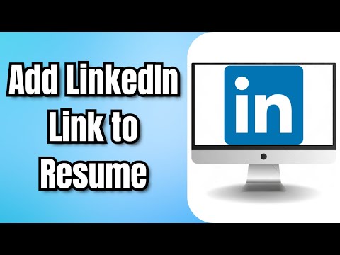 How To Add LinkedIn Link To Resume – Full Guide