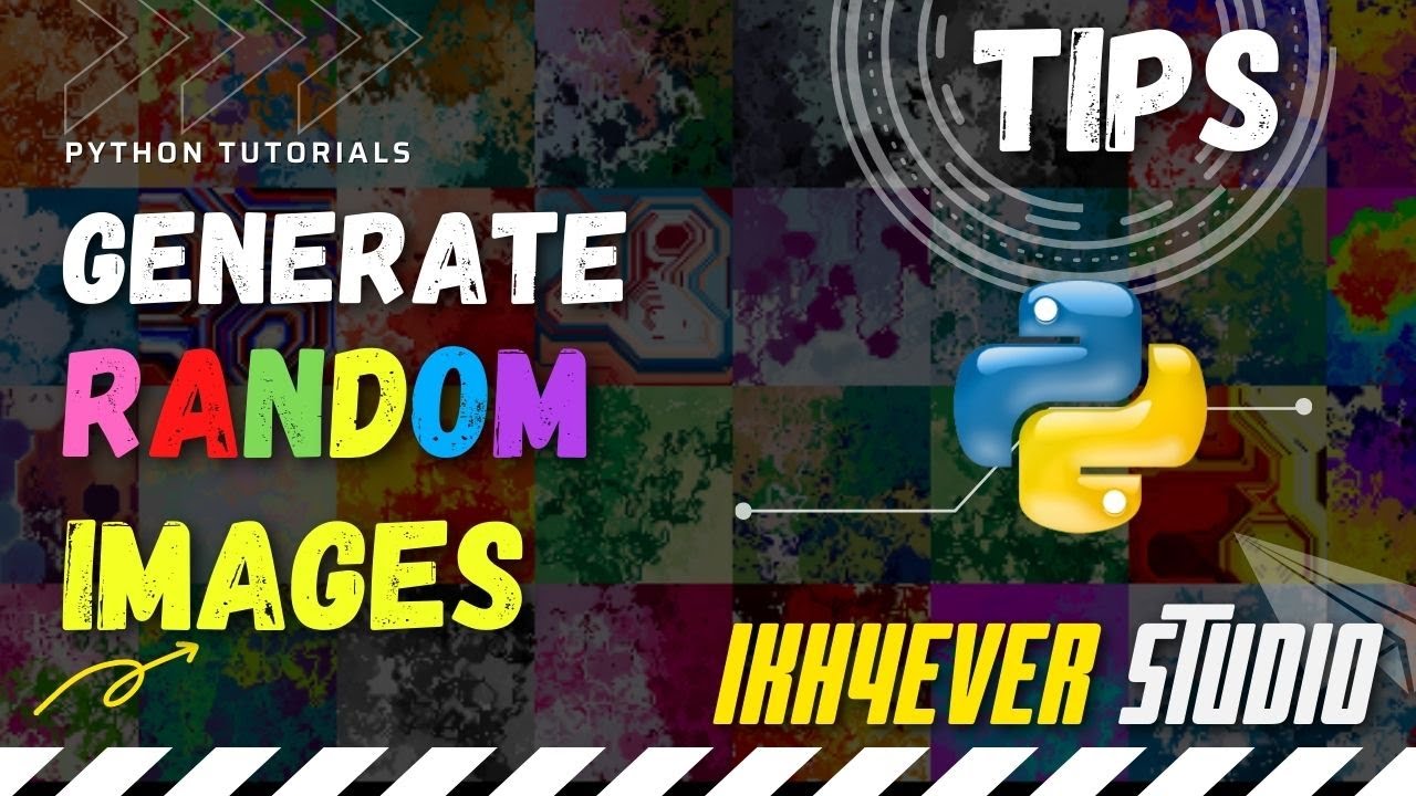 How to Generate Random Images in python with randimage #python