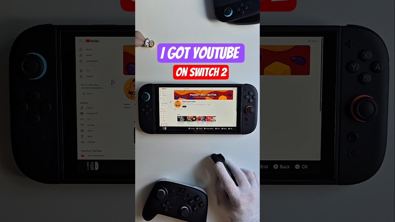 Nintendo Switch 2: Secret YouTube Unlock #nintendo #youtubeshorts