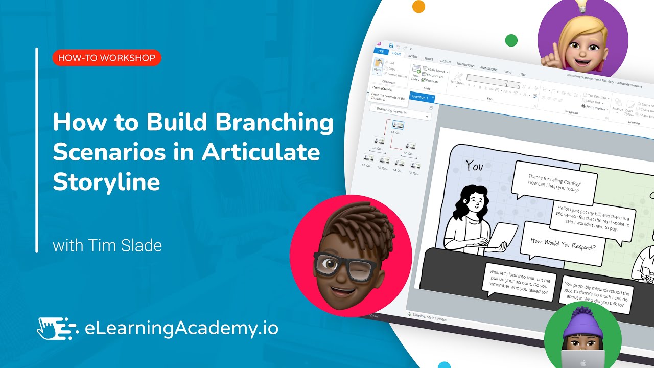 How to Build a Branching Scenario in Articulate Storyline | How-To Workshop
