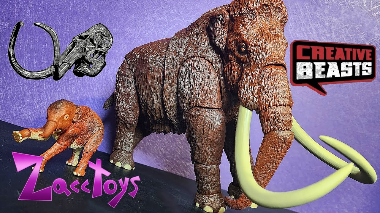 Complexity X Creative Beasts Studios: Prehistoric Elephants: Woolly Mammoth Action Figure Review!