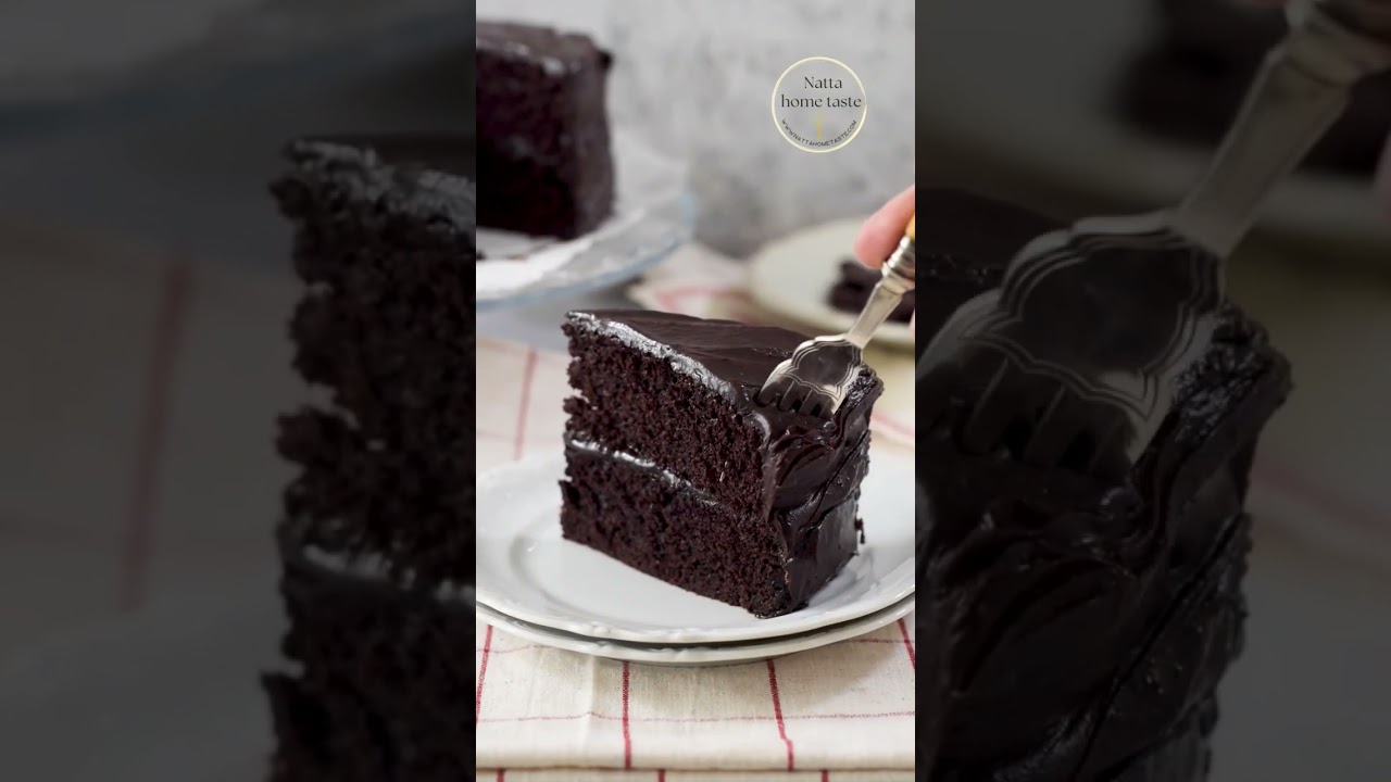 Torta de chocolate húmeda y esponjosa! #tortadechocolate