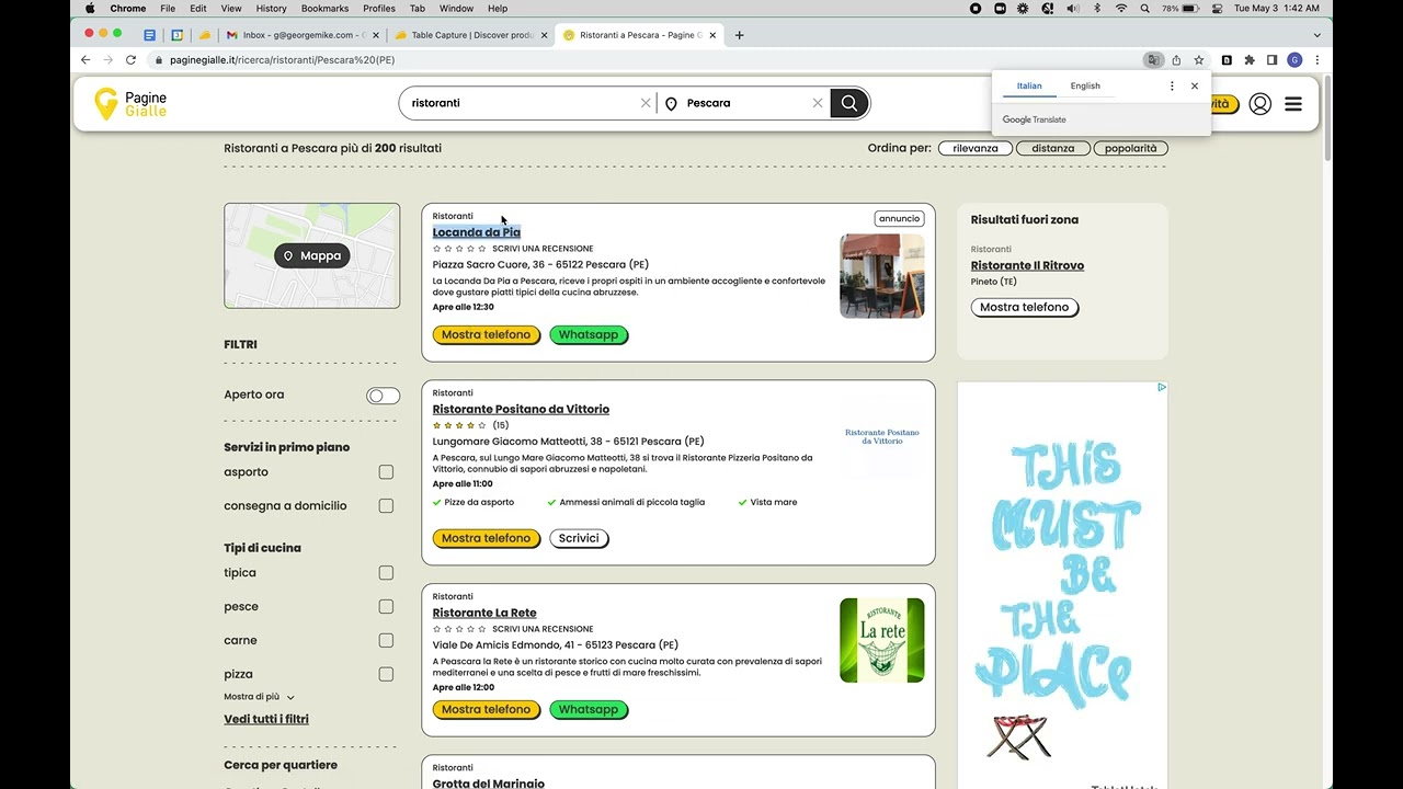 Table Capture + Search Results // AppSumo Question #1