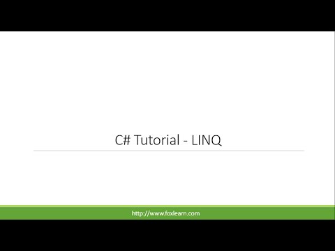 C# Tutorial - LINQ