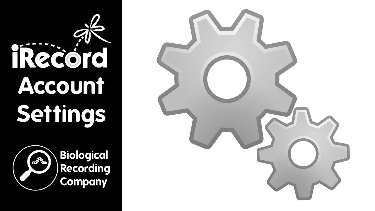 iRecord Account Settings