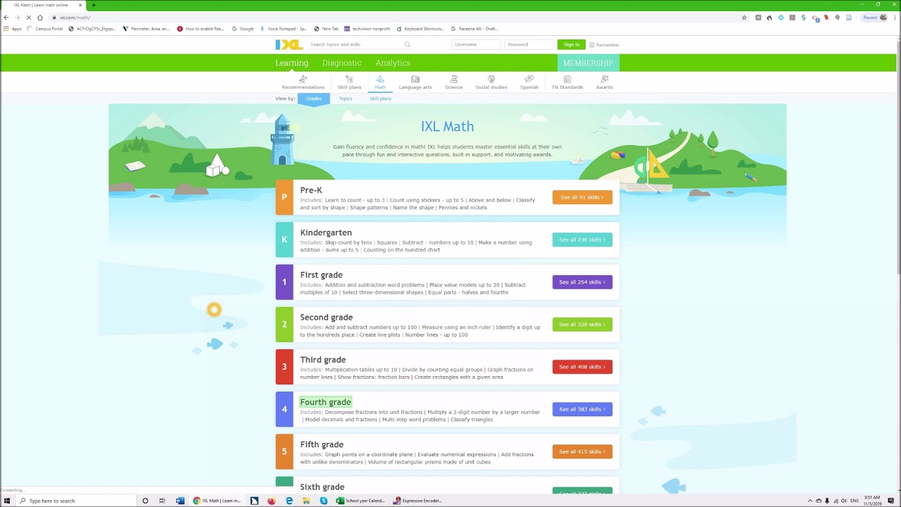 IXL.com--accessible and a great learning tool for all subjects