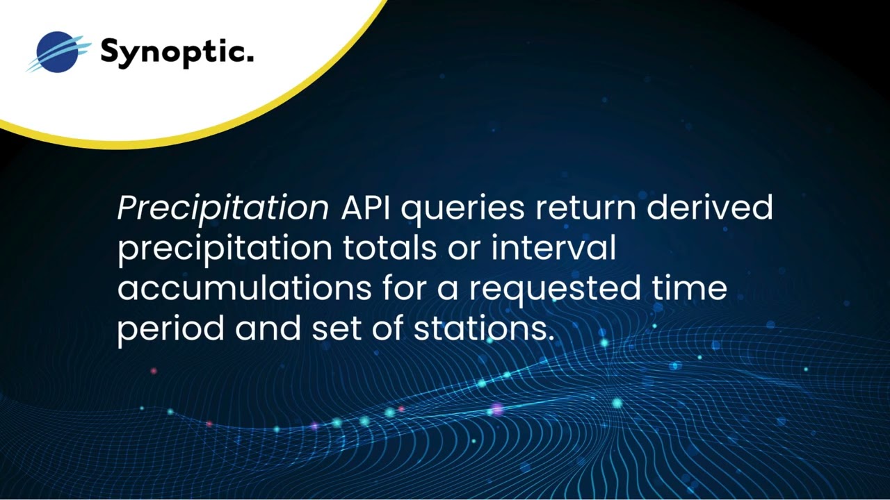 Synoptic Weather API Tutorial