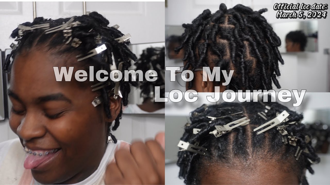 Loc’d & Loaded Ep: 1 | DIY comb coil starter locs | Welcome to my loc journey