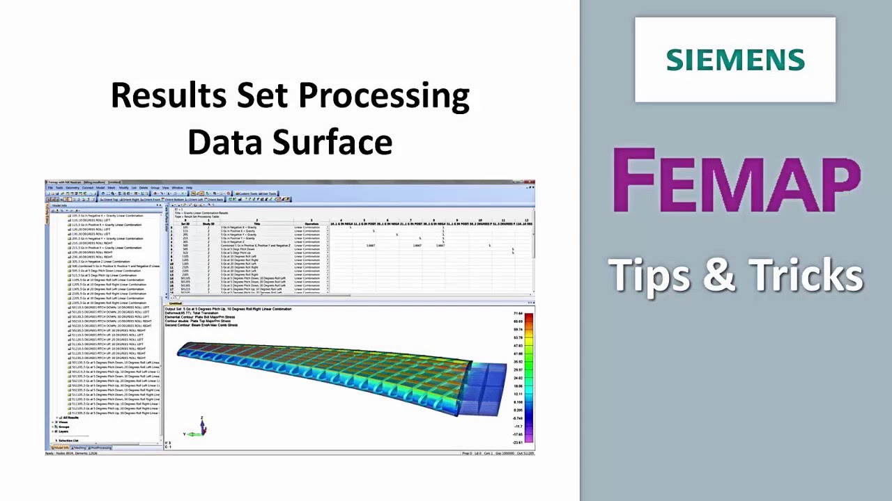 [TECH TIPS Simcenter Femap] Results Set Data Surface
