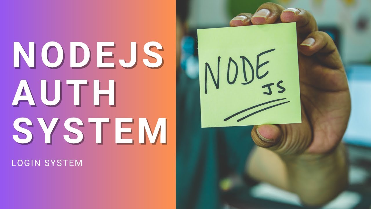 Building a NodeJS Authentication System Tutorial #2 | JavaScript (NodeJS) | Login System
