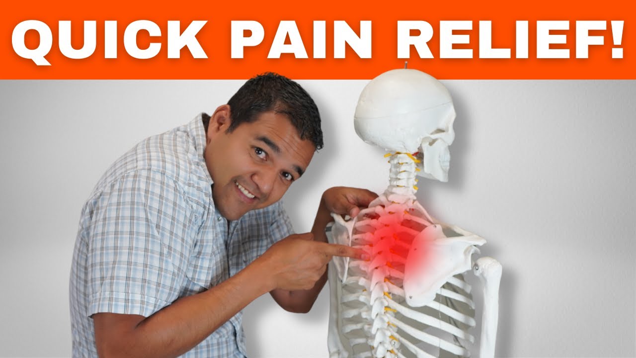 Easiest Way To Get QUICK Upper Back Pain Relief: T4 Syndrome