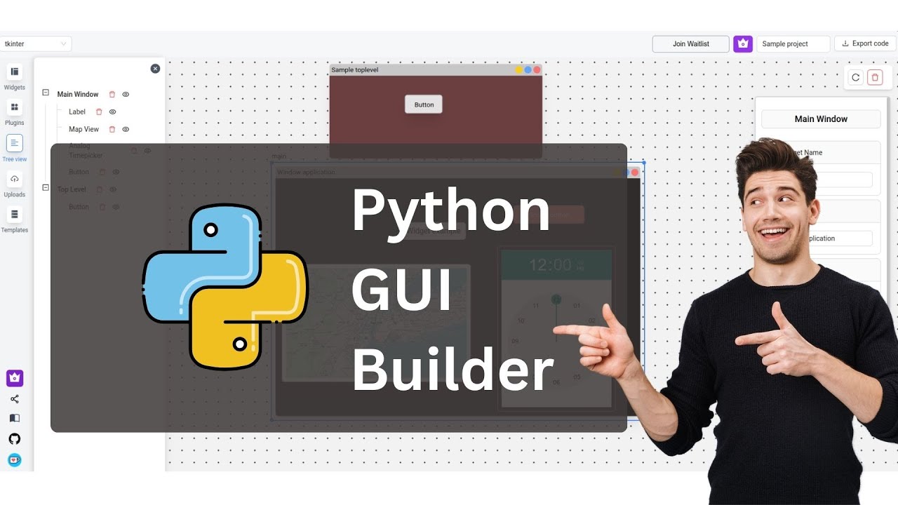 The simplest way to create Python GUIs? GUI builder for Python - PyUiBuilder
