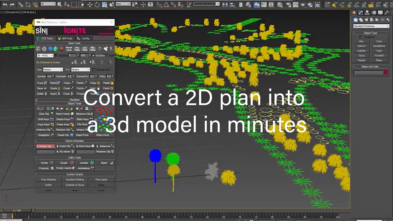 SiNi Software - 3ds Max object replace tutorial