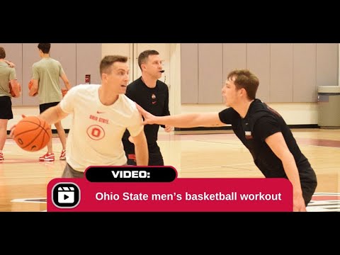 Ohio State men's basketball team summer workout