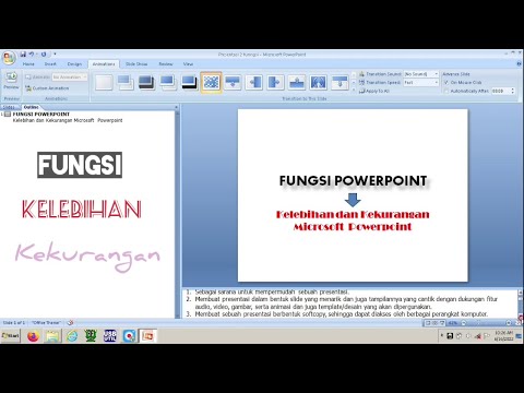 Fungsi Microsoft POWERPOINT - kelebihan dan kekurangan powerpoint
