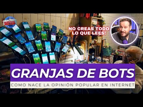 Granjas de BOTS: Detrás de la opinión ''popular'' en internet.