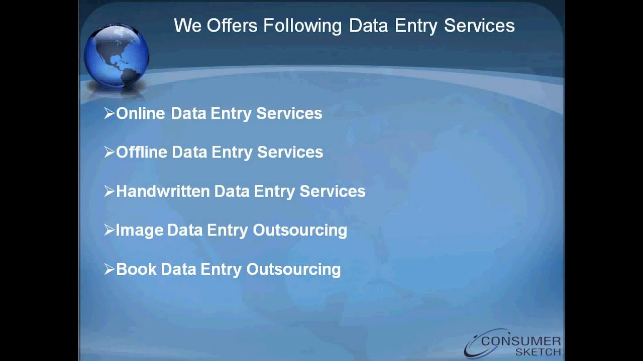Data Entry, Data Processing, Document Scanning