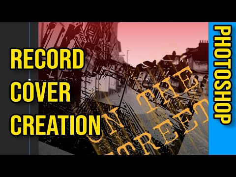 Photoshop Tutorial : Create Record Cover / CD Sleeve Basics How To