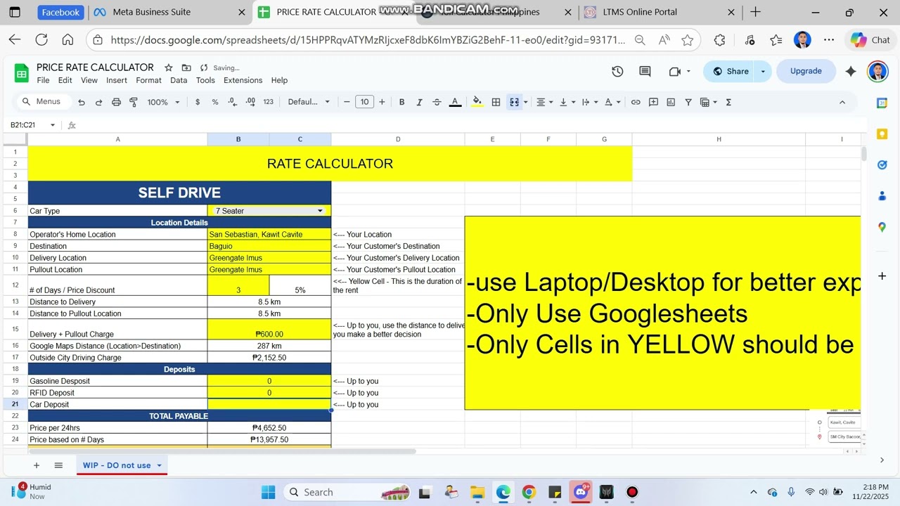 Car Rental Pricing Guide Philippines: Self-Drive & With Driver Rate Computation