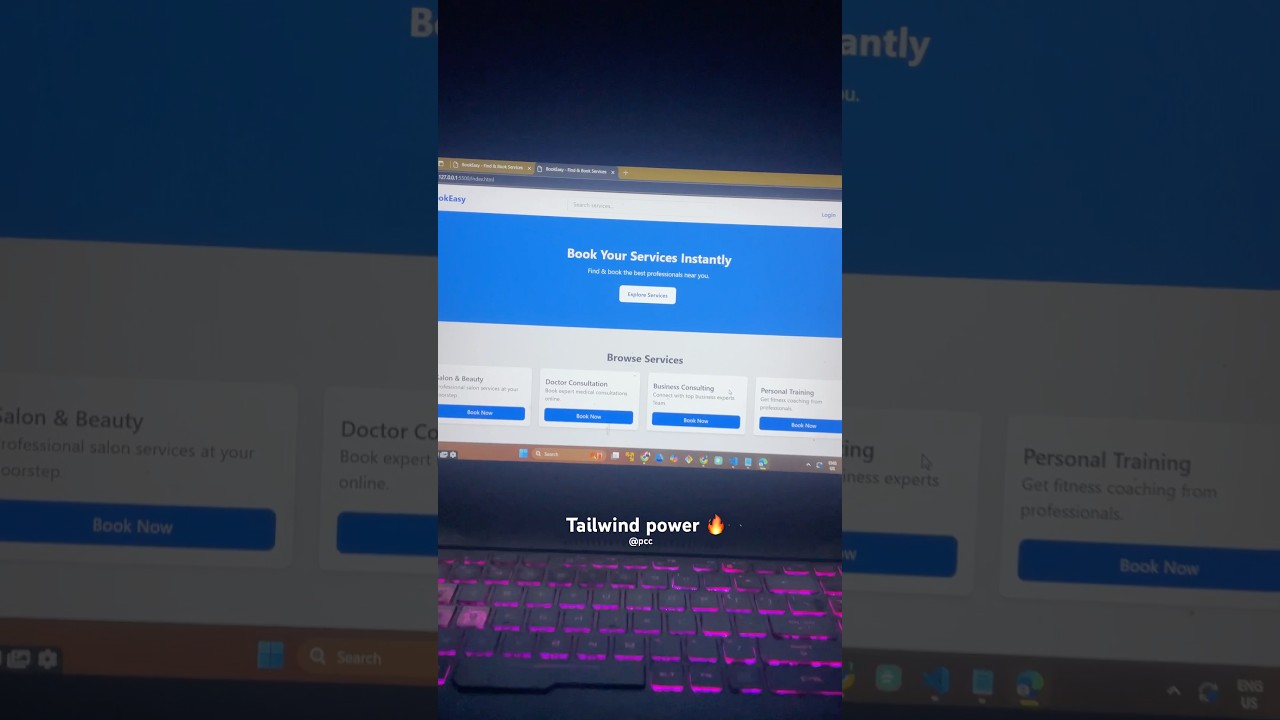 Tailwind CSS Power 🔥 #coding #programming #coder #tailwind #css #ytshorts