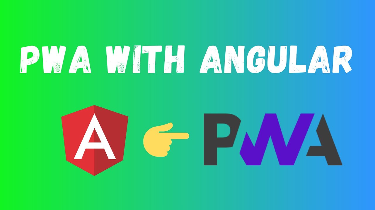 Configuring PWA in Angular.