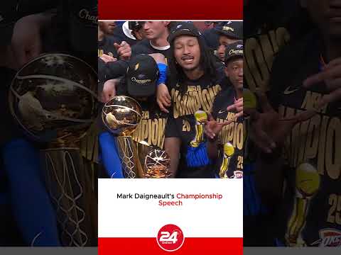 Mark Daigneault's Championship Speech | 2025 NBA Finals #shorts