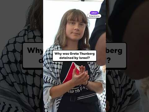 Why was Greta Thunberg detained by Israel?