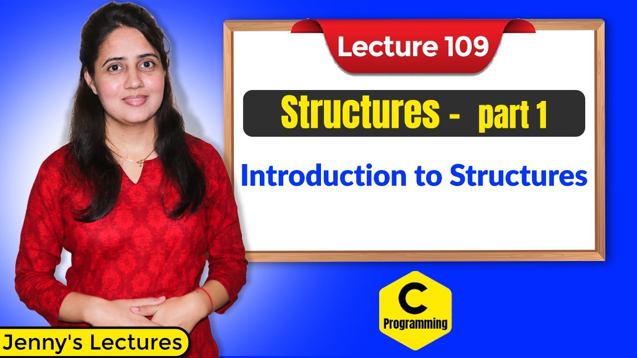 C_109 Structures in C - part 1| Introduction to Structures | C Programming