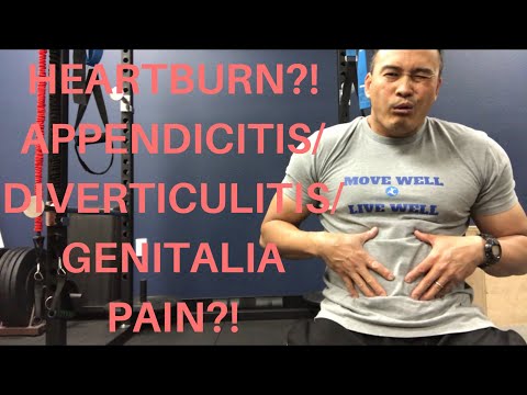 HEARTBURN?! APPENDICITIS/DIVERTICULITIS/GENITALIA PAIN?! DO THIS! | Dr Wil & Dr K