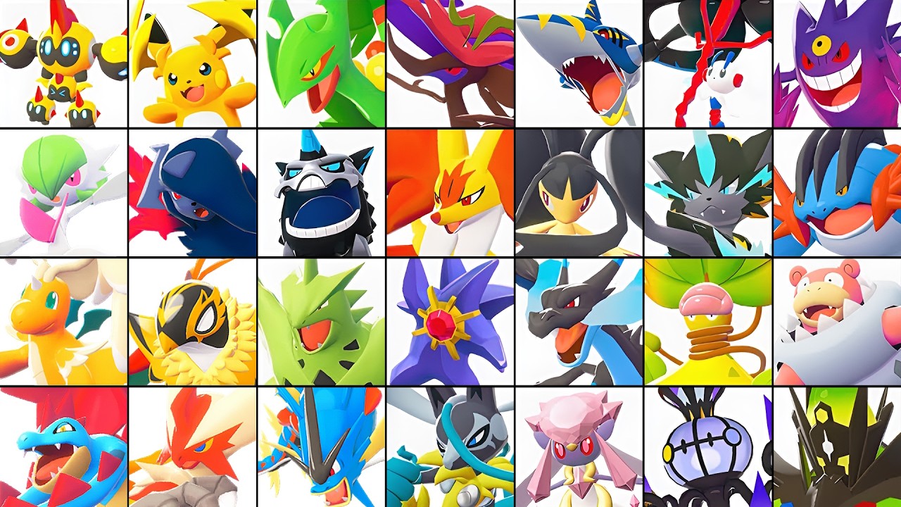 All 96 Mega Evolutions in Pokémon Games