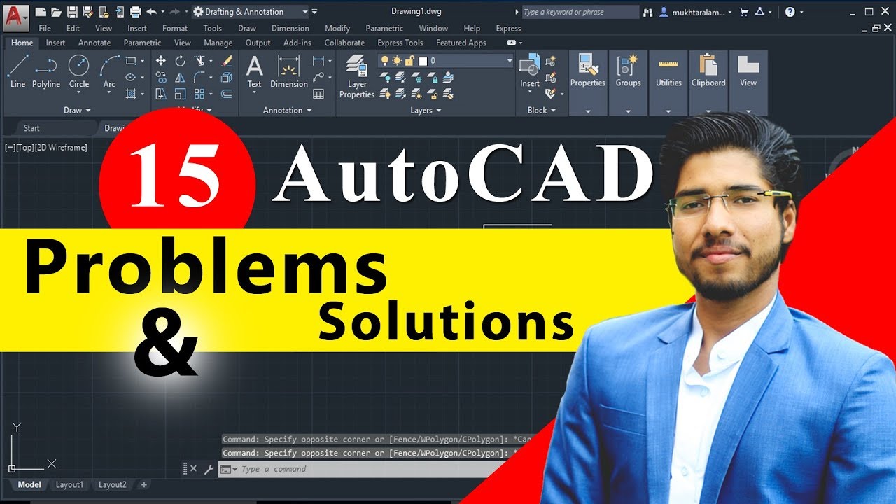 AutoCAD Problems & Solutions | AutoCAD Tutorials