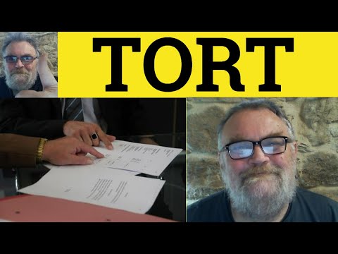 🔵 Tort Meaning - Law of Tort Defined - Tort Examples - Legal English - Tort