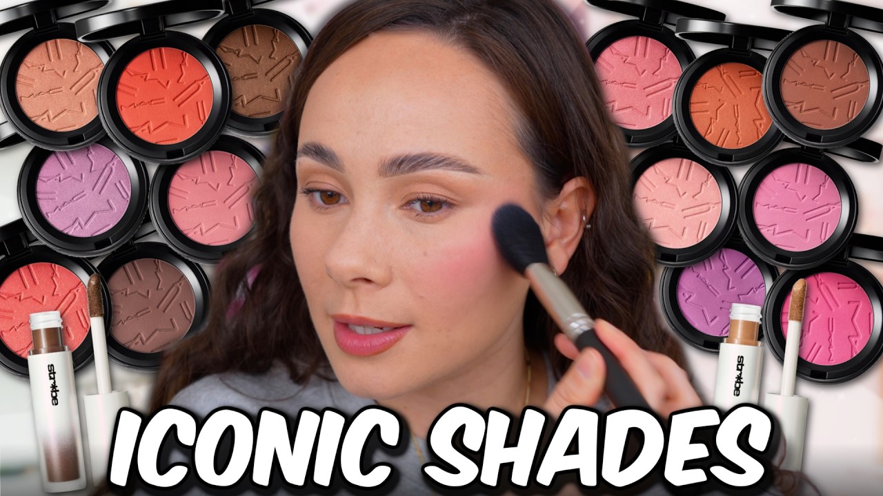 NEW MAC SKINFINISH COLOURSTRUCK BLUSHES SWATCHED