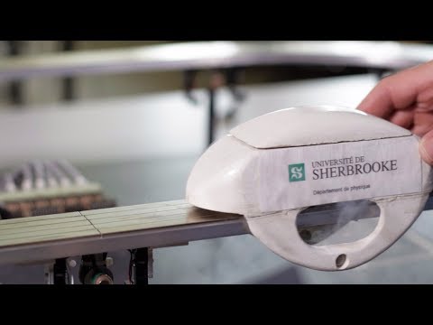 Magnetically levitating trains