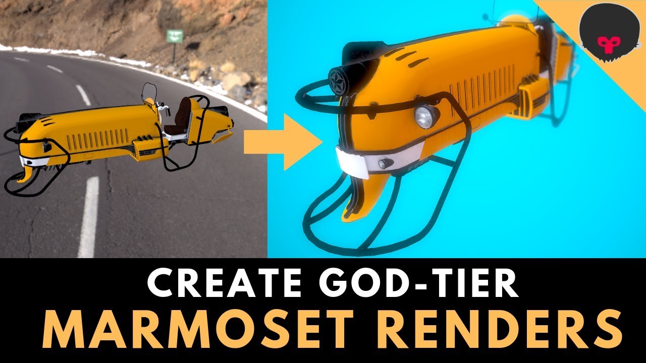 Marmoset Toolbag 3 Render Tutorial for Beginners [STYLIZED ASSETS]