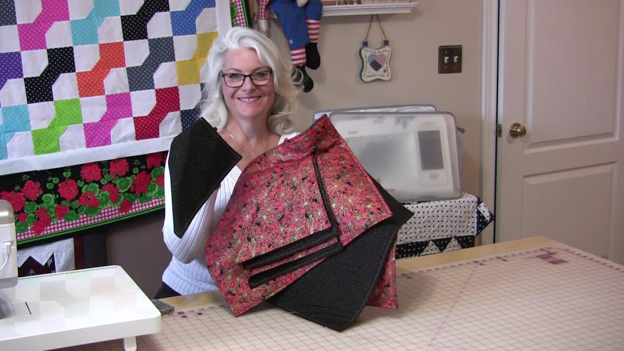 Quick and Easy Reversible Place Mats and Napkins