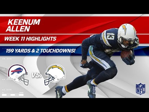 Keenan Allen's Amazing Game w/ 159 Yards & 2 TDs! | Bills vs. Chargers | Wk 11 Player HLs