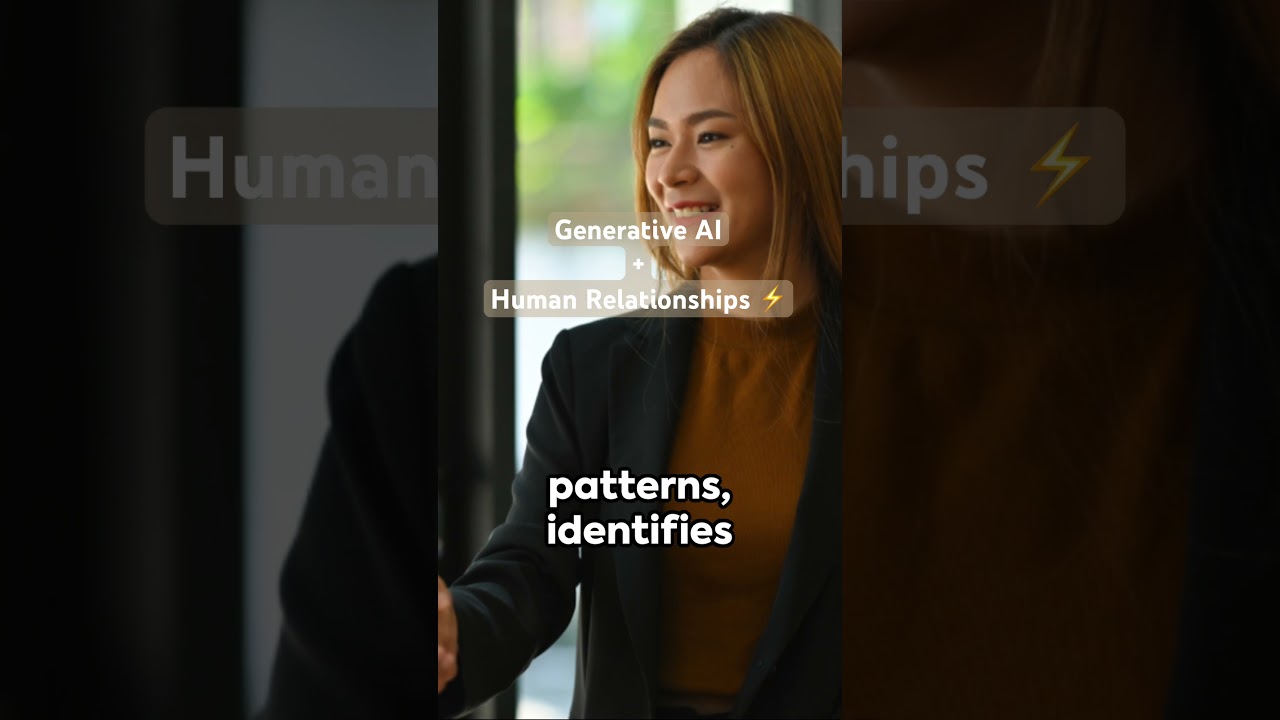 How Generative AI can be a catalyst in improvising human relationships and teaming outcomes !