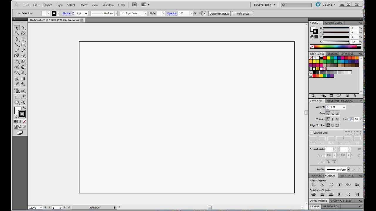 Adobe illustrator (CS5) tutorial Introduction PART 1