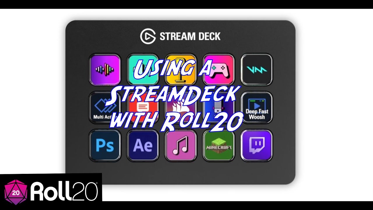 Using a Stream Deck with Roll20