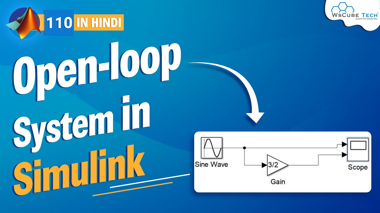Open-loop System in Simulink/Matlab [Hindi] - MATLAB Tutorial