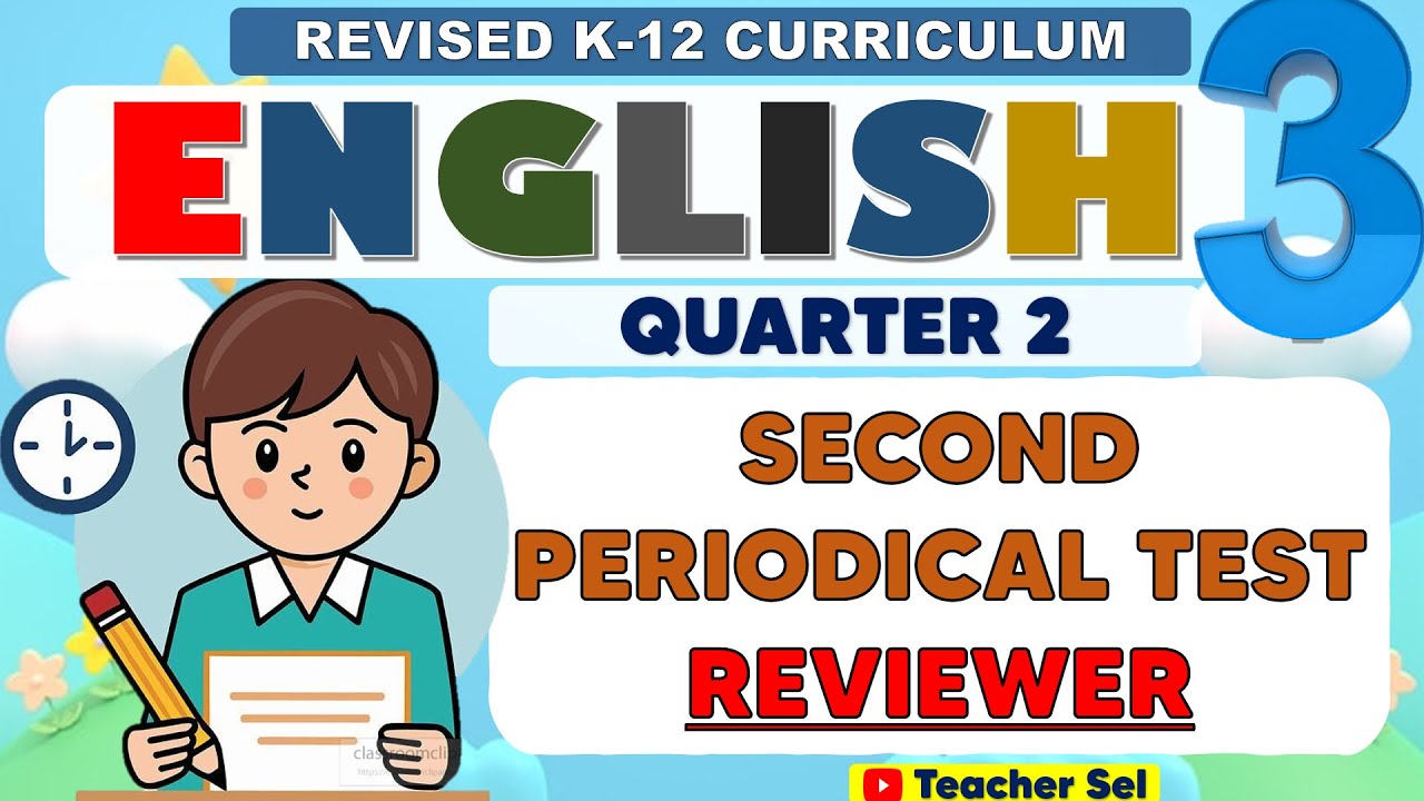 Grade 3 English 3 Second Periodical Test Reviewer (Quarter 2) Revised K-12  #reviewer #grade3