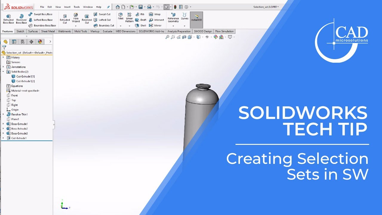 Tech Tip Tuesday: Creating Selection Sets in SW