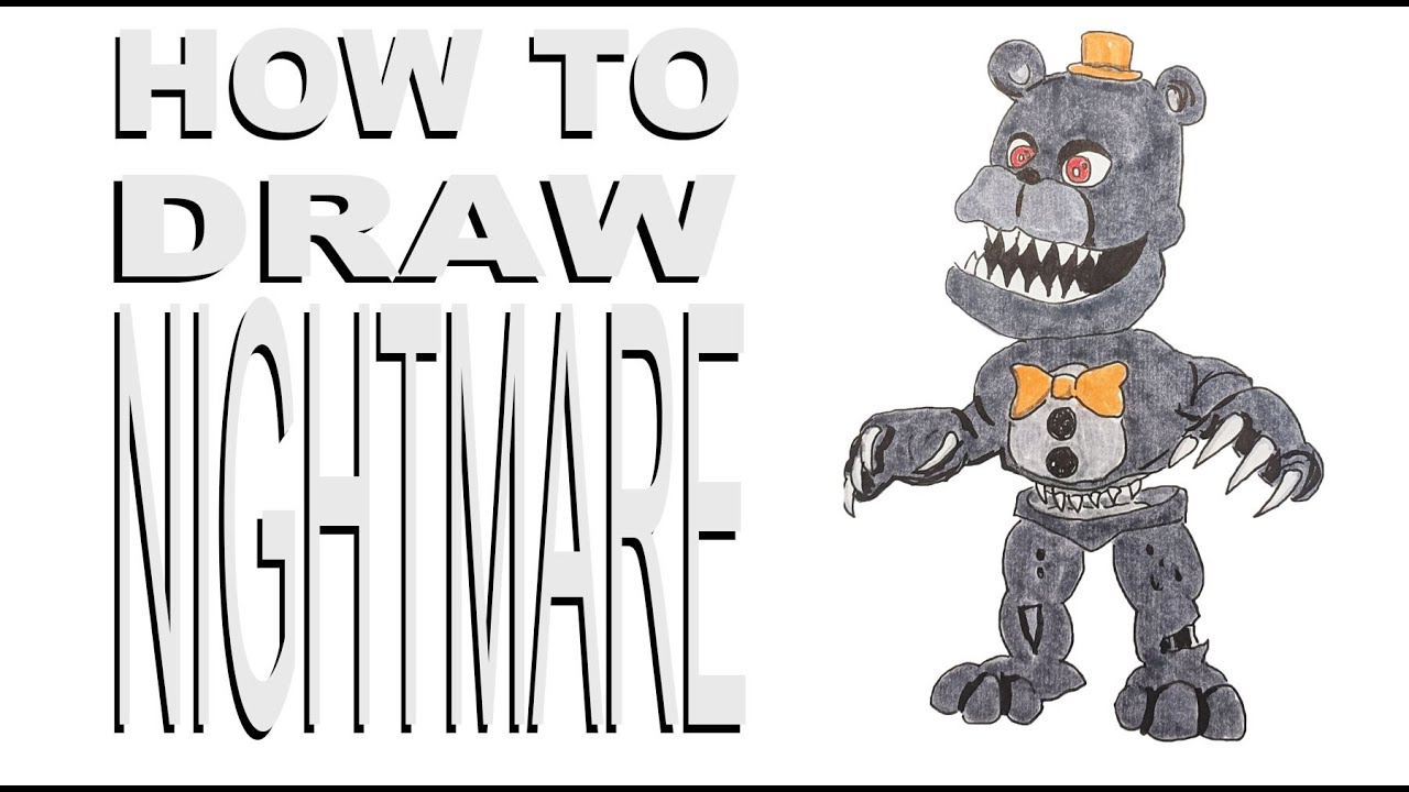How to Draw Nightmare (FNAF World)