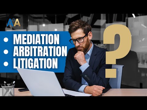 The Difference Between Mediation, Arbitration and Litigation π³ βοΈ