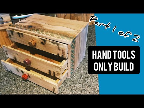 Making a Chest of drawers from Pallet wood | hand tools woodworking